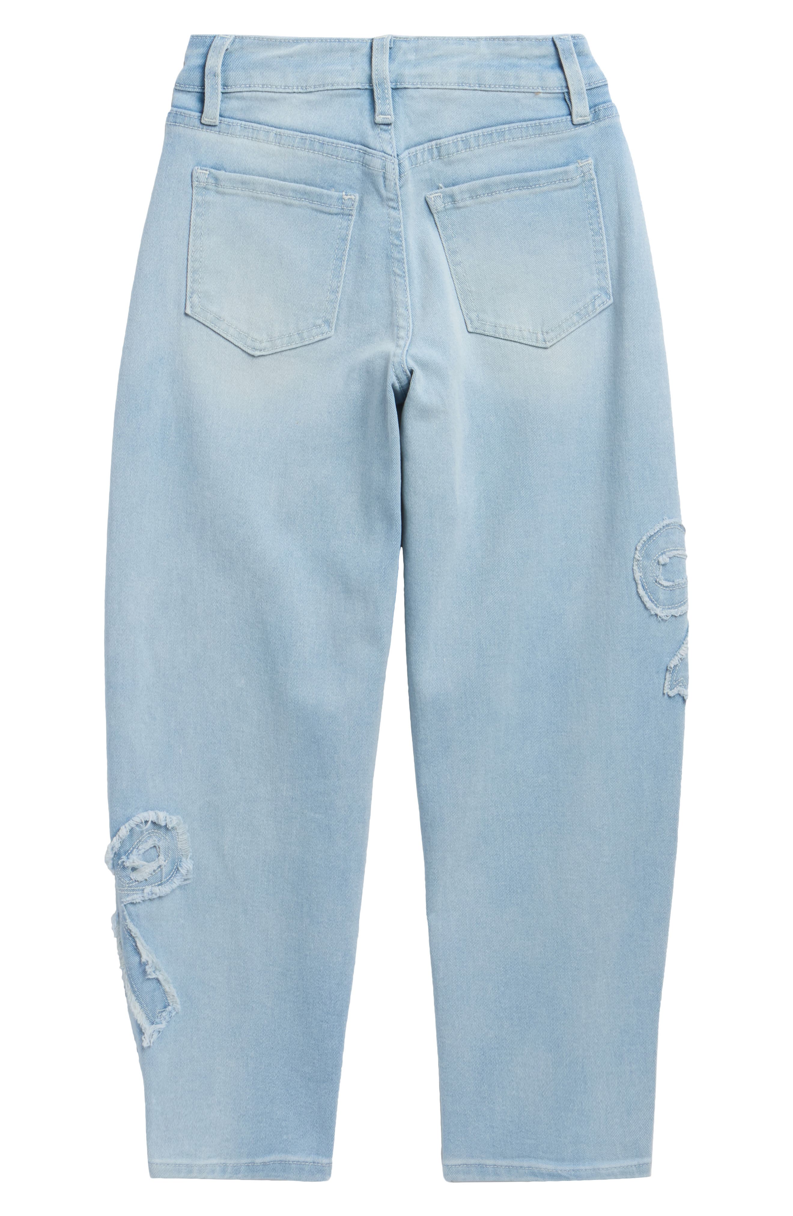 YMI Kids' Bow Barrel Leg Jeans | Nordstromrack