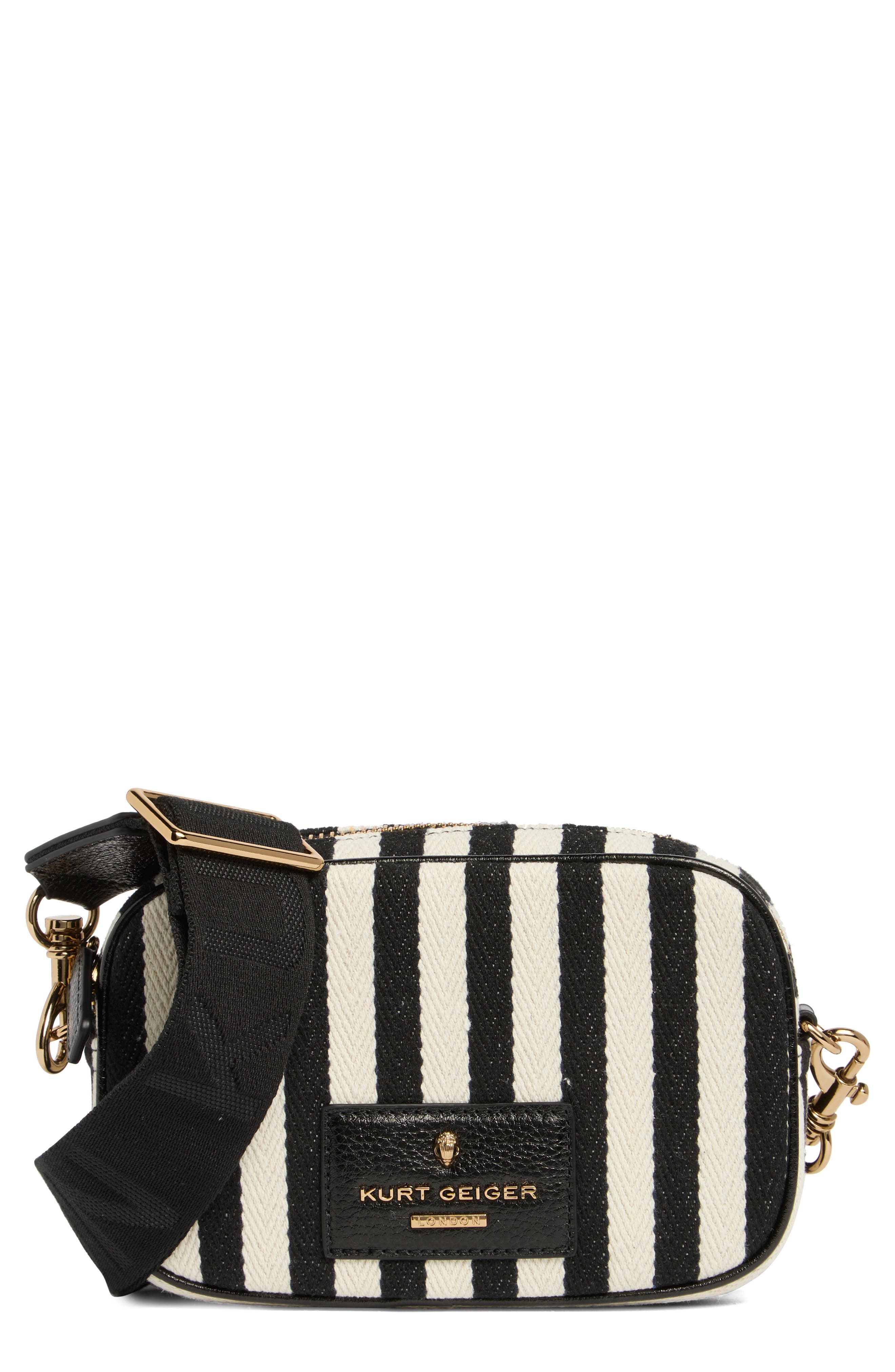 Kurt Geiger London Chiswick Stripe Small Camera Crossbody Bag ...