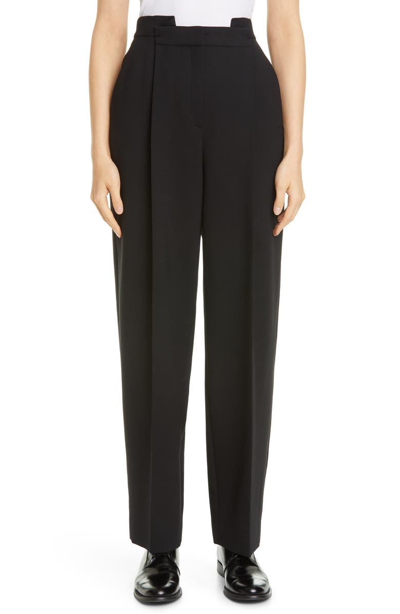 PARTOW Charlie Folded Waist Stretch Wool Pants | Nordstromrack