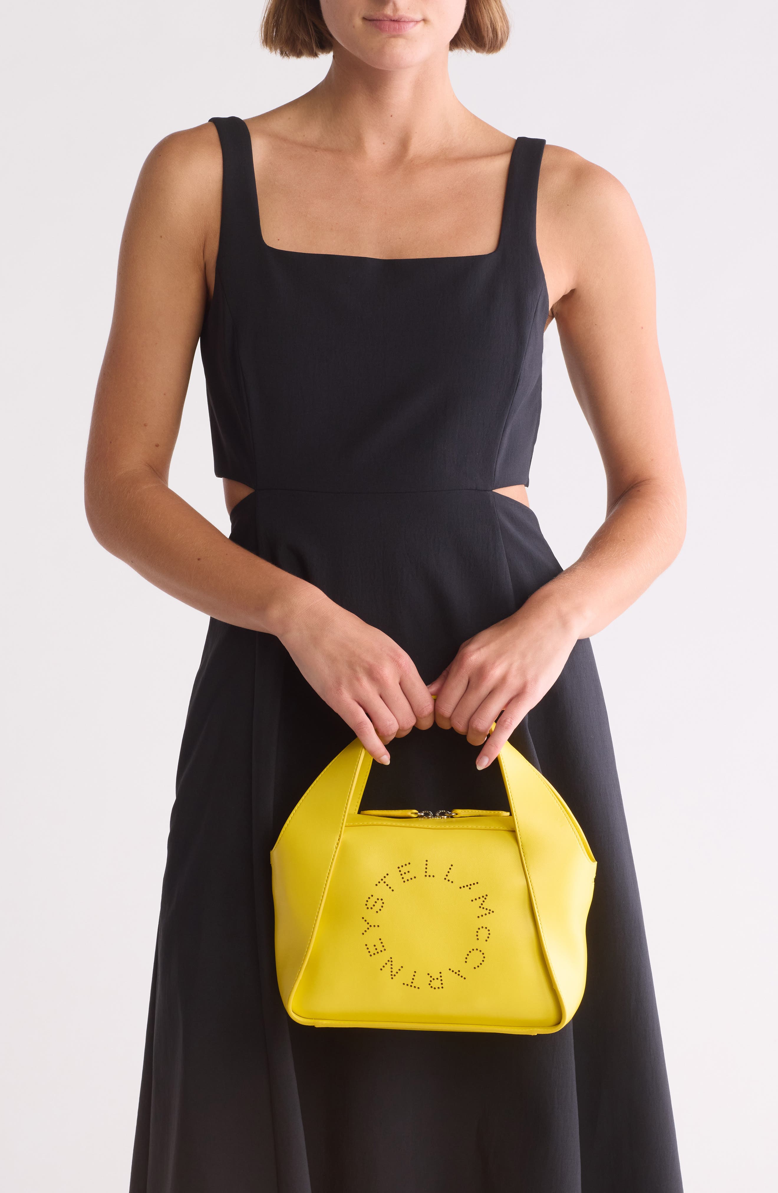 Stella McCartney Logo Line Faux Leather Crossbody Bag | Nordstromrack