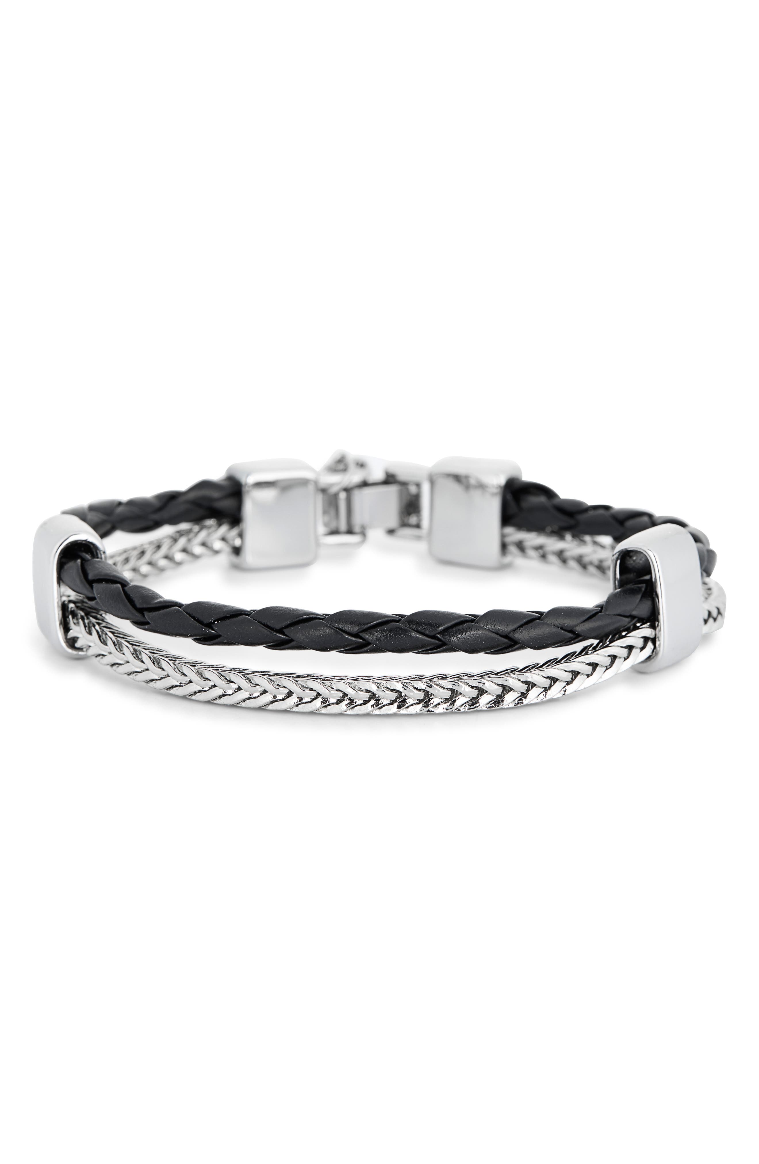Steve Madden Braided Rope Chain Bracelet | Nordstromrack