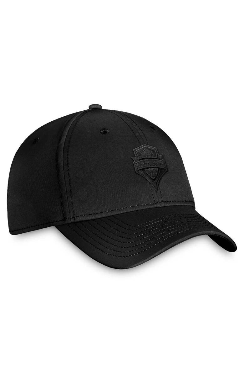 FANATICS Men's Fanatics Black Seattle Sounders FC True Classic Flex Hat ...