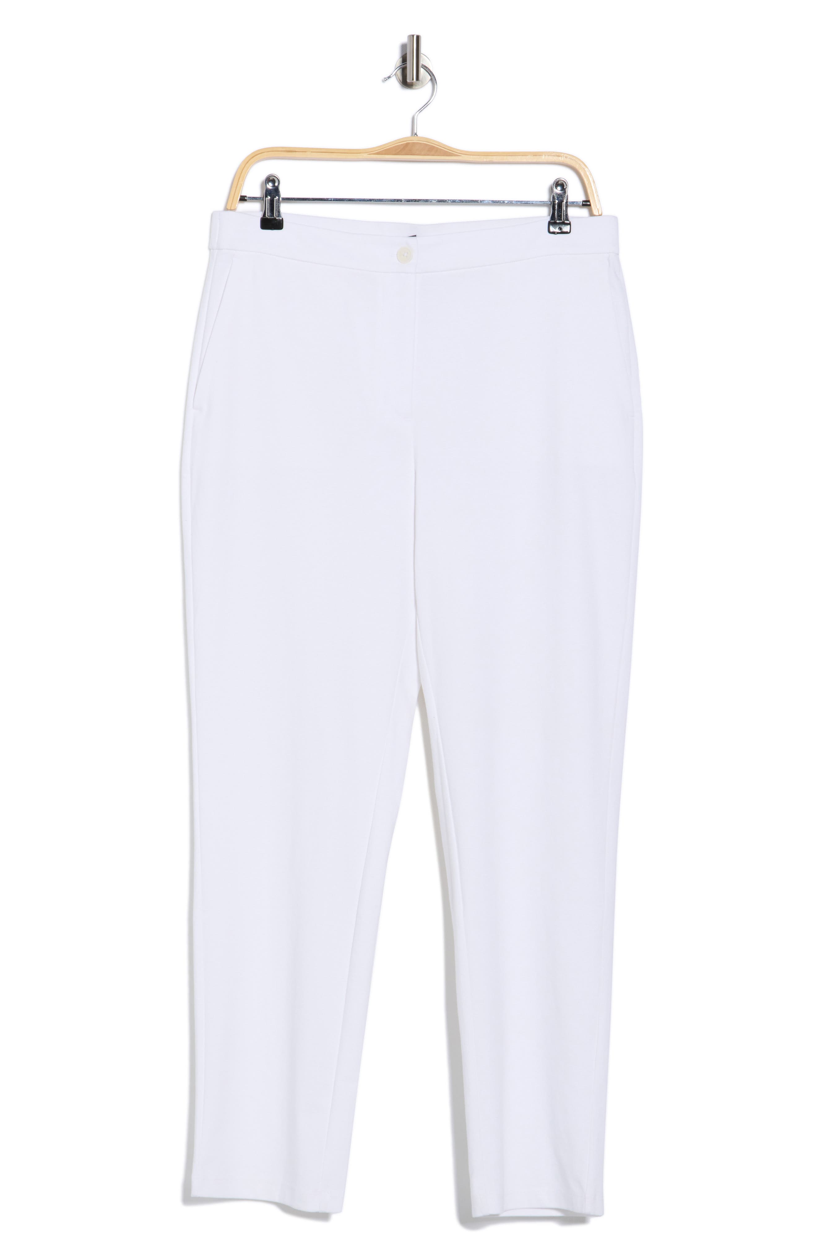 Eileen Fisher High Waist Ponte Knit Slim Ankle Pants | Nordstromrack