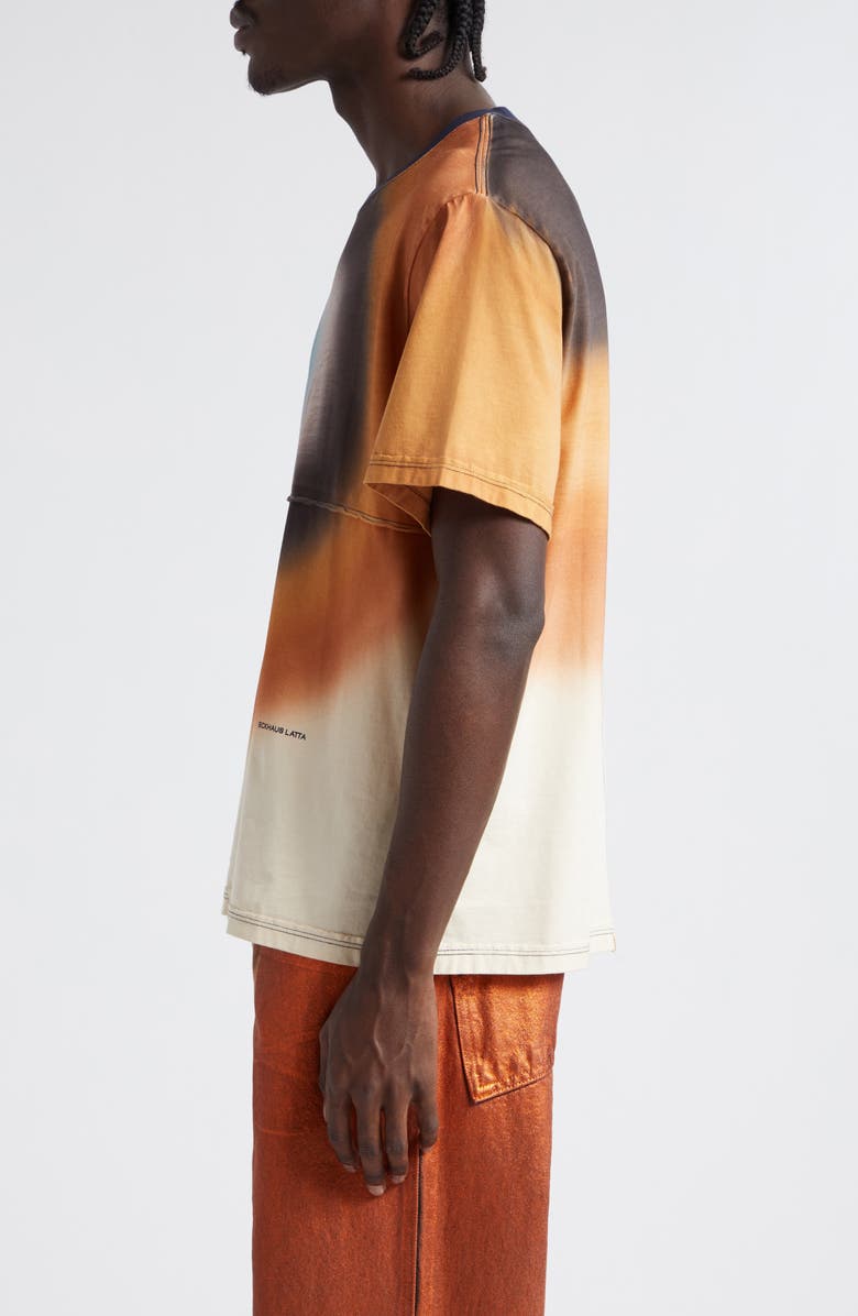 Eckhaus Latta Lapped Pima Cotton Crewneck T-Shirt | Nordstromrack