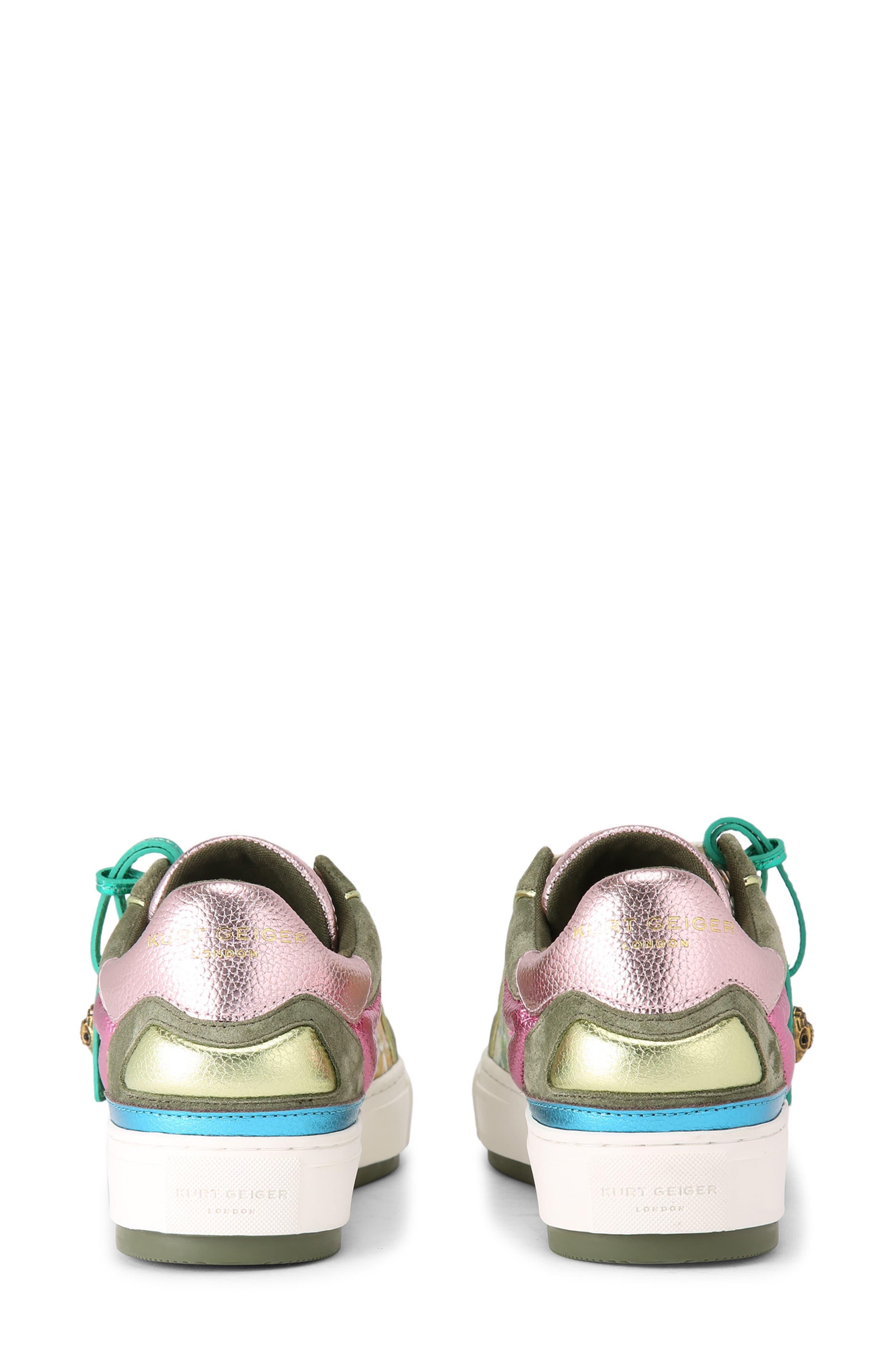 Kurt Geiger London Floral Couture Southbank Tag Platform Sneaker (Women ...