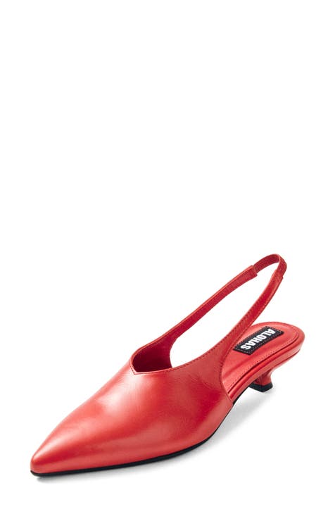 Women's Red Low & Kitten Heels | Nordstrom