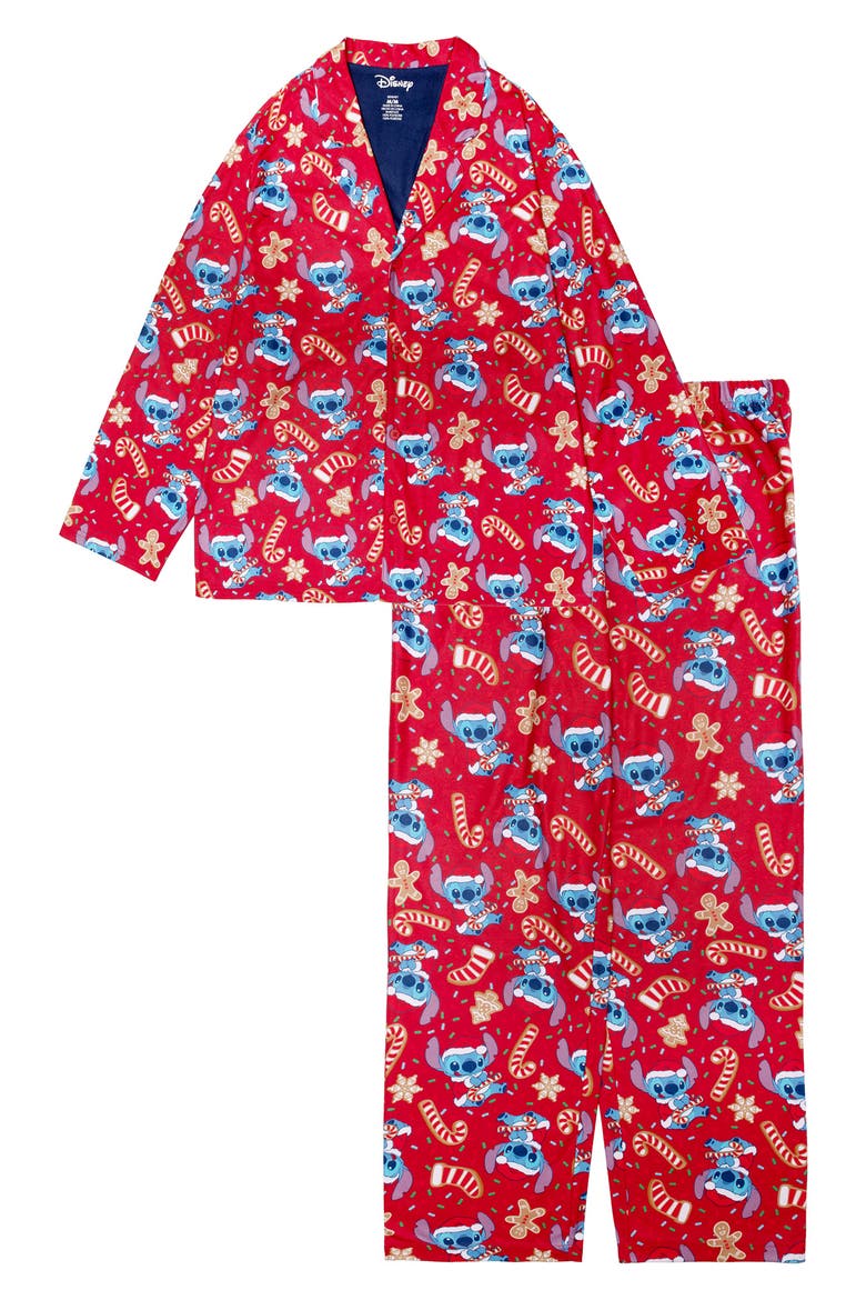 x Disney® Dad Stitch Holiday Long Pajamas (Men) | Nordstromrack