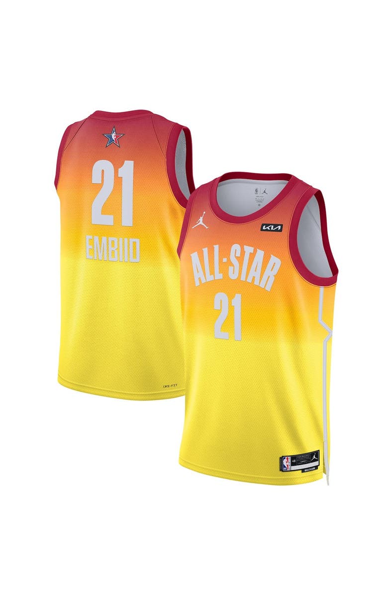 Jordan Brand Men's Jordan Brand Joel Embiid Orange 2023 NBA All-Star ...