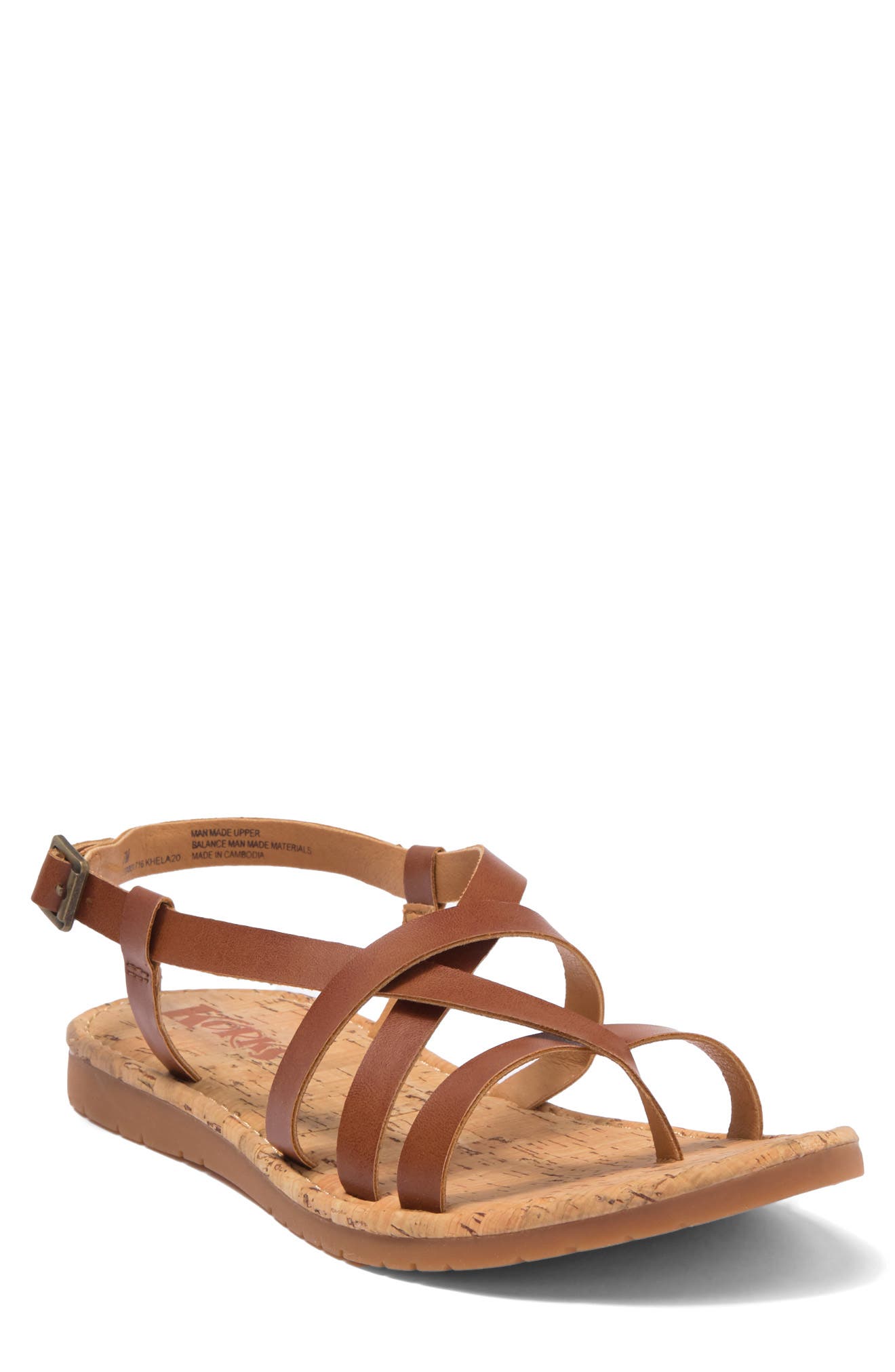 KORKS Felicity Strappy Flat Sandal | Nordstromrack