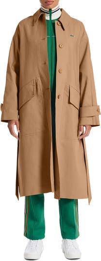Lacoste Belted Trench Coat | Nordstrom