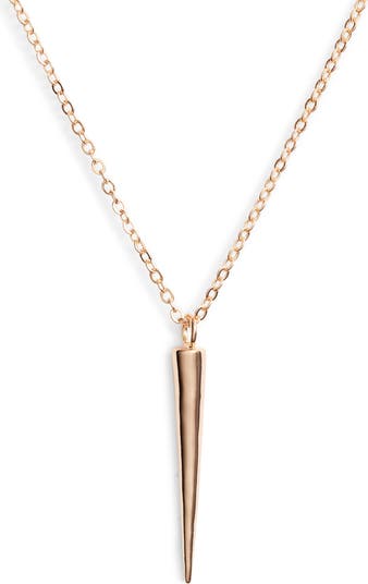 Ten79LA Medium Pyramid Spike Pendant Necklace | Nordstrom