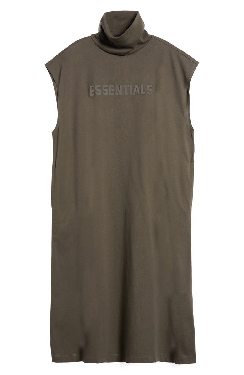 Fear of God Essentials Turtleneck T-Shirt Midi Dress | Nordstrom
