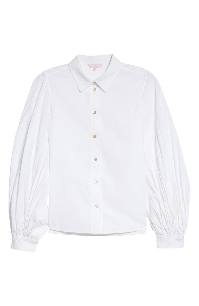 Rebecca Taylor Slub Button-Up Blouse | Nordstromrack