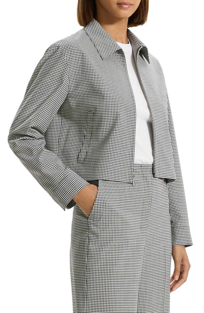 Theory Tailor Stretch Wool Crop Jacket | Nordstromrack