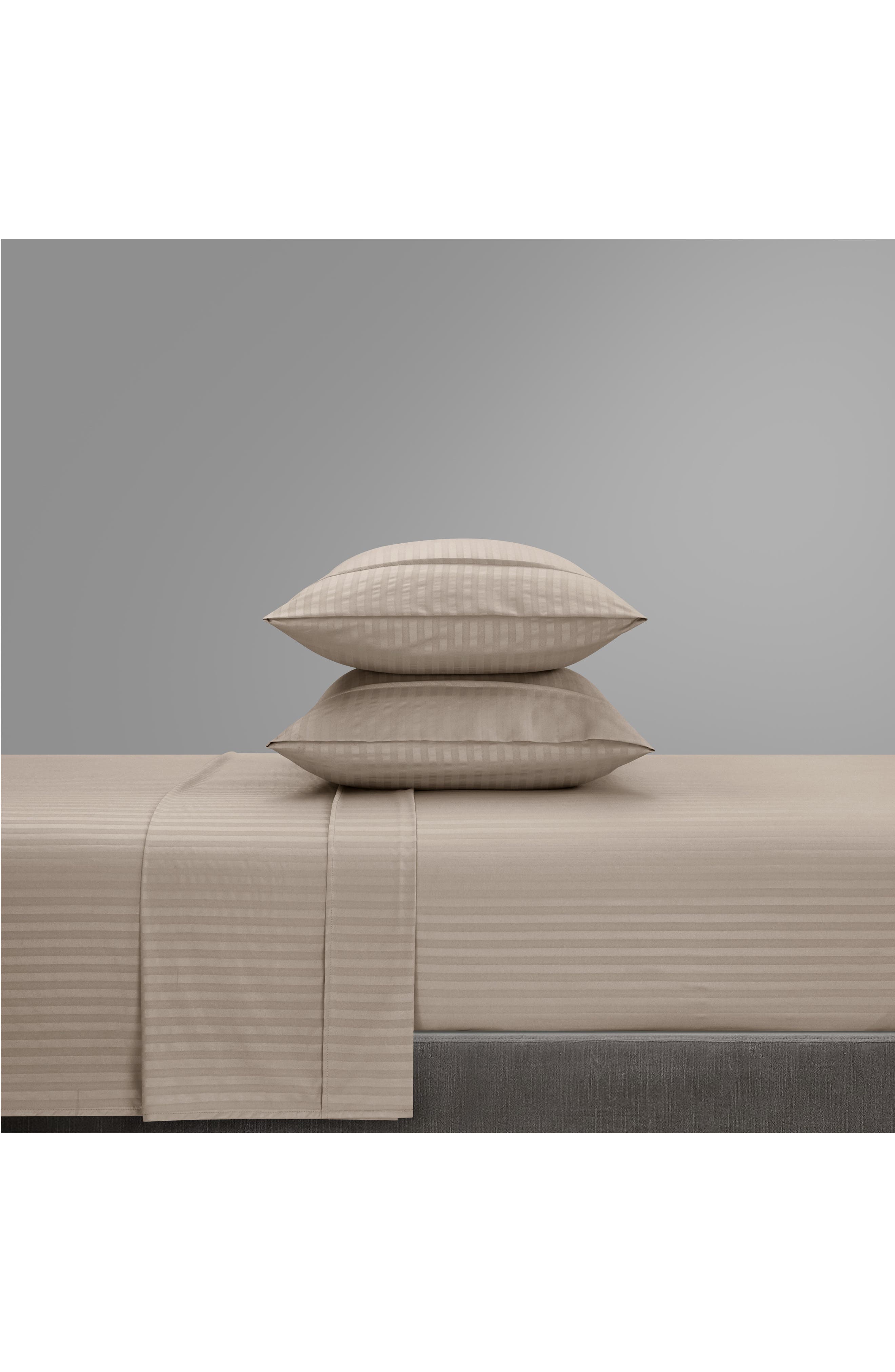 CHIC Sarina Solid with Stripe Sheet Set - Queen | Nordstromrack