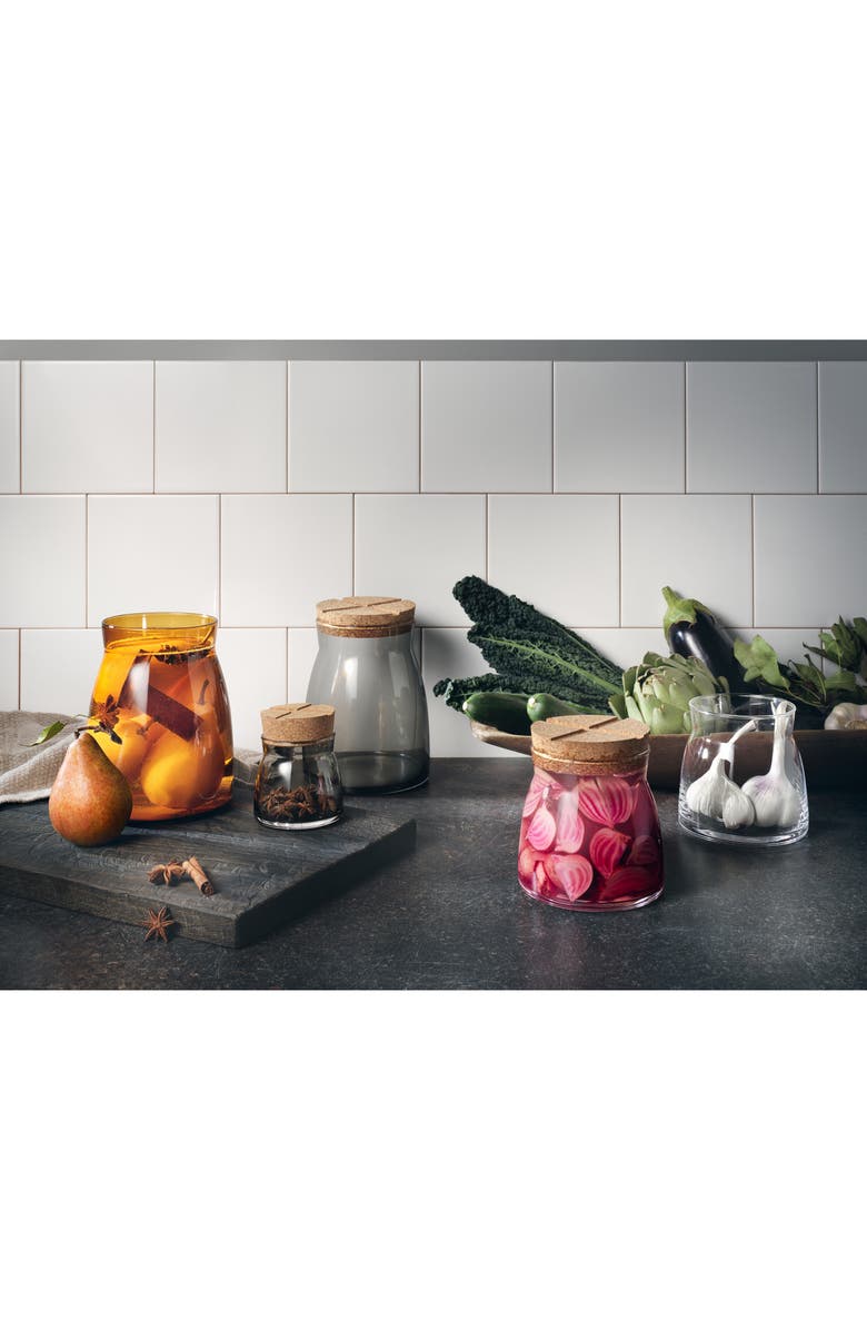 Kosta Boda Bruk Storage Jar with Airtight Cork Lid - Clear | Nordstromrack