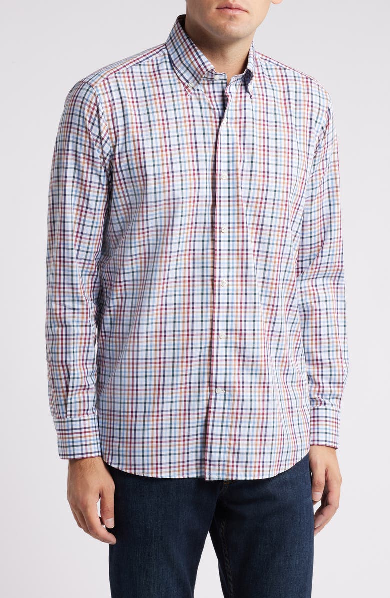 Peter Millar Brighton Plaid Cotton Button-Down Shirt | Nordstromrack