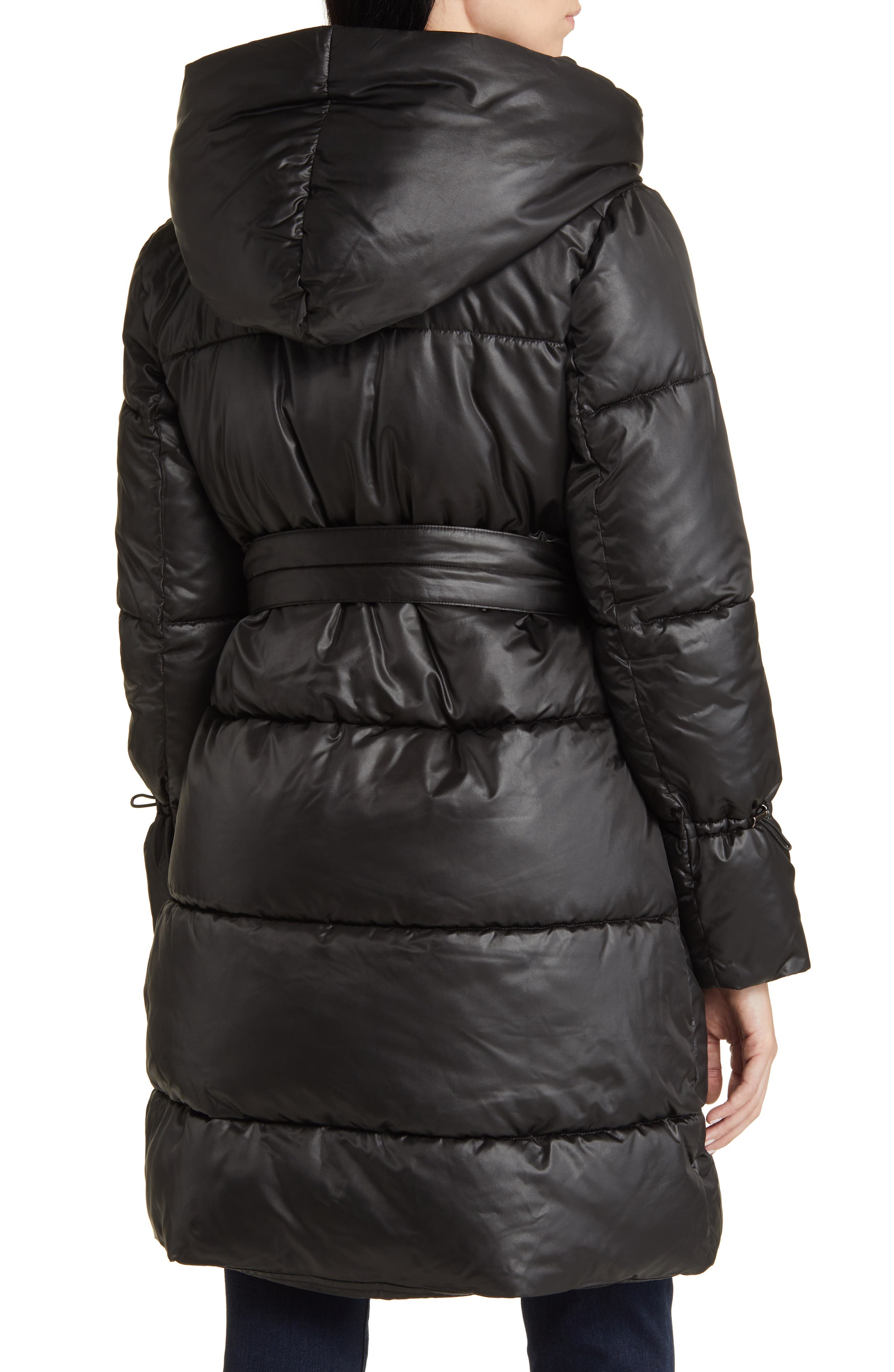 Via Spiga Hooded Puffer Jacket | Nordstrom