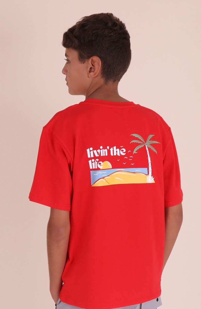 TINY TRIBE Kids' Livin' the Life Cotton Graphic T-Shirt | Nordstrom