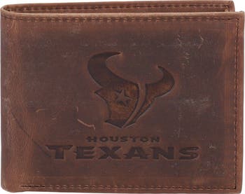 Evergreen Enterprises Brown Houston Texans Bifold Leather Wallet ...