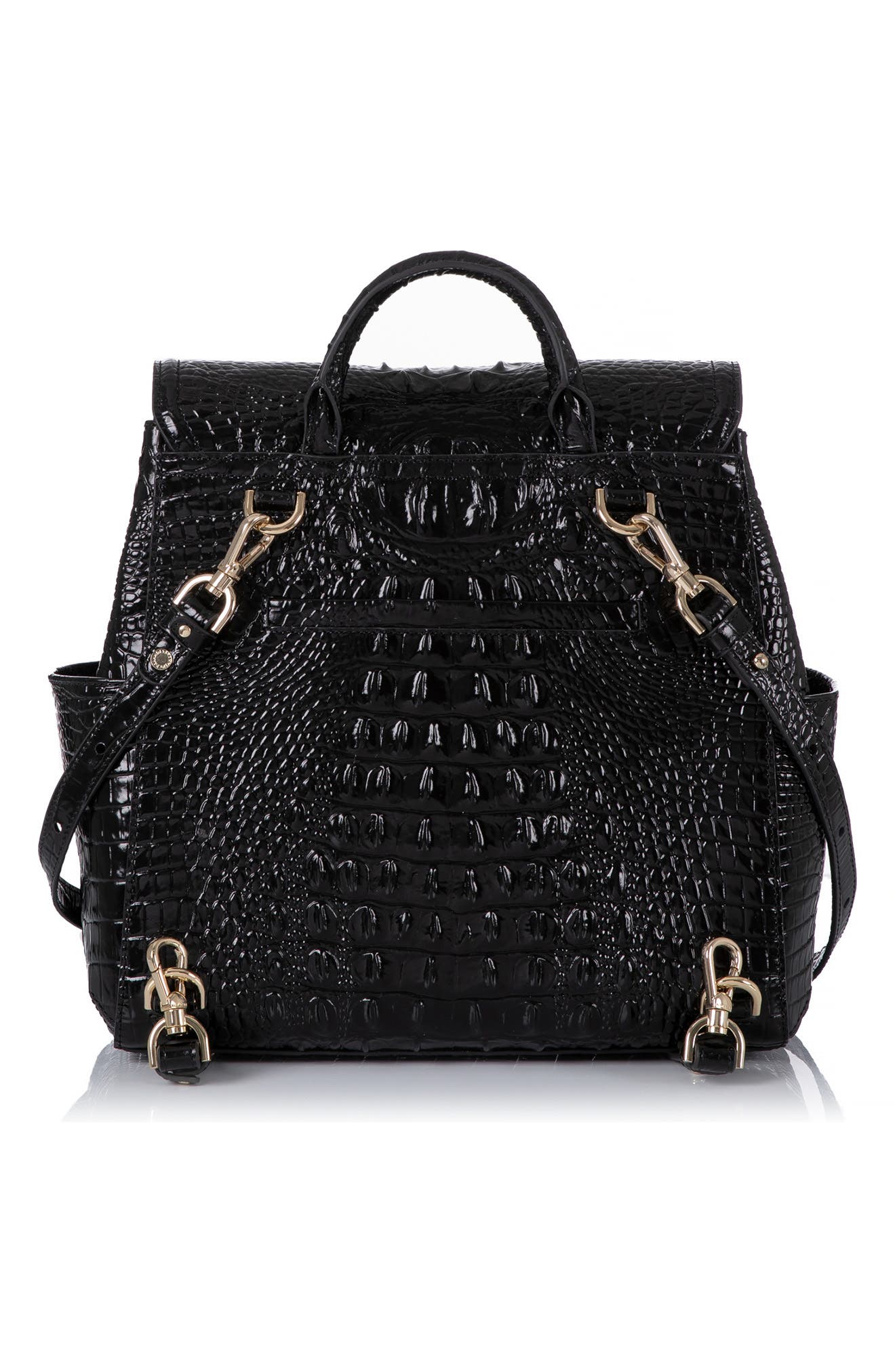 Brahmin Liz Croc Embossed Leather Convertible Backpack | Nordstrom