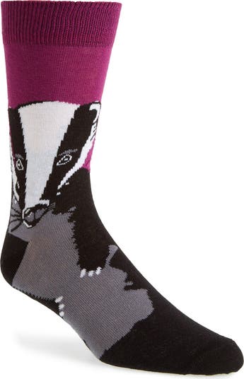 Topman Badger Pattern Socks | Nordstrom