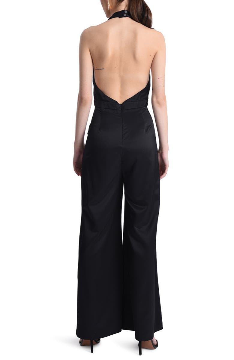 Molly Bracken Evening Halter Wide Leg Jumpsuit | Nordstrom