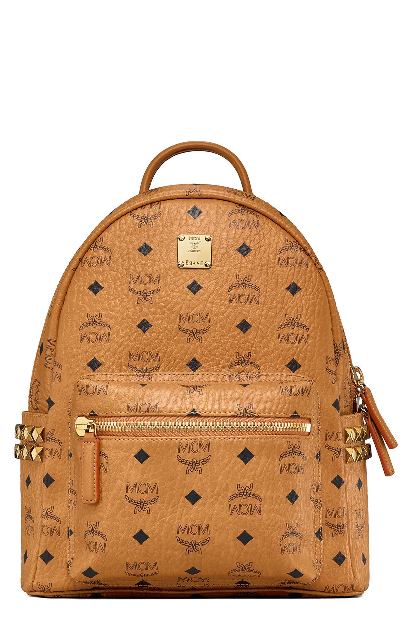 Small Stark Side Stud Coated Canvas Backpack (Women) | Nordstromrack