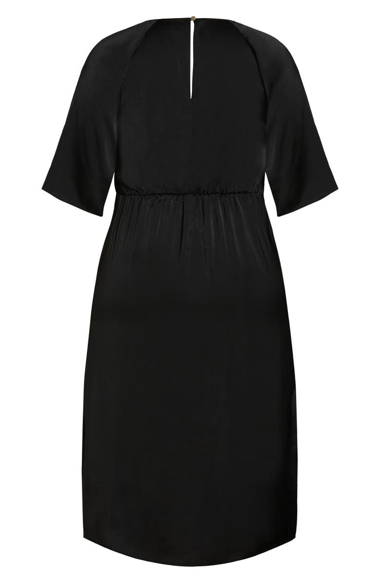 City Chic Wrap Front Keyhole Dress | Nordstromrack