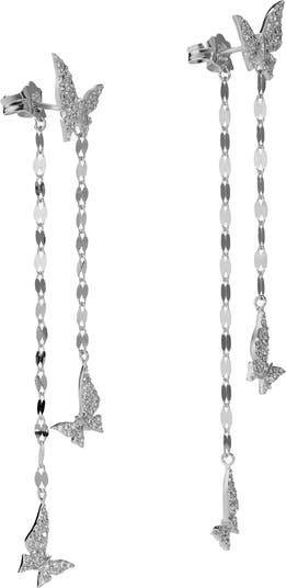 Lana Diamond Butterfly Front/Back Drop Earrings | Nordstrom
