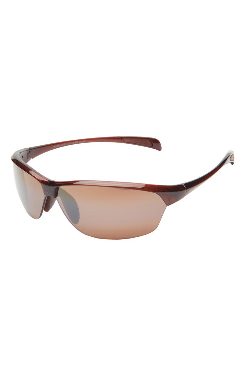 Maui Jim 71mm Half Rim Shield Core Polarized Sunglasses | Nordstromrack