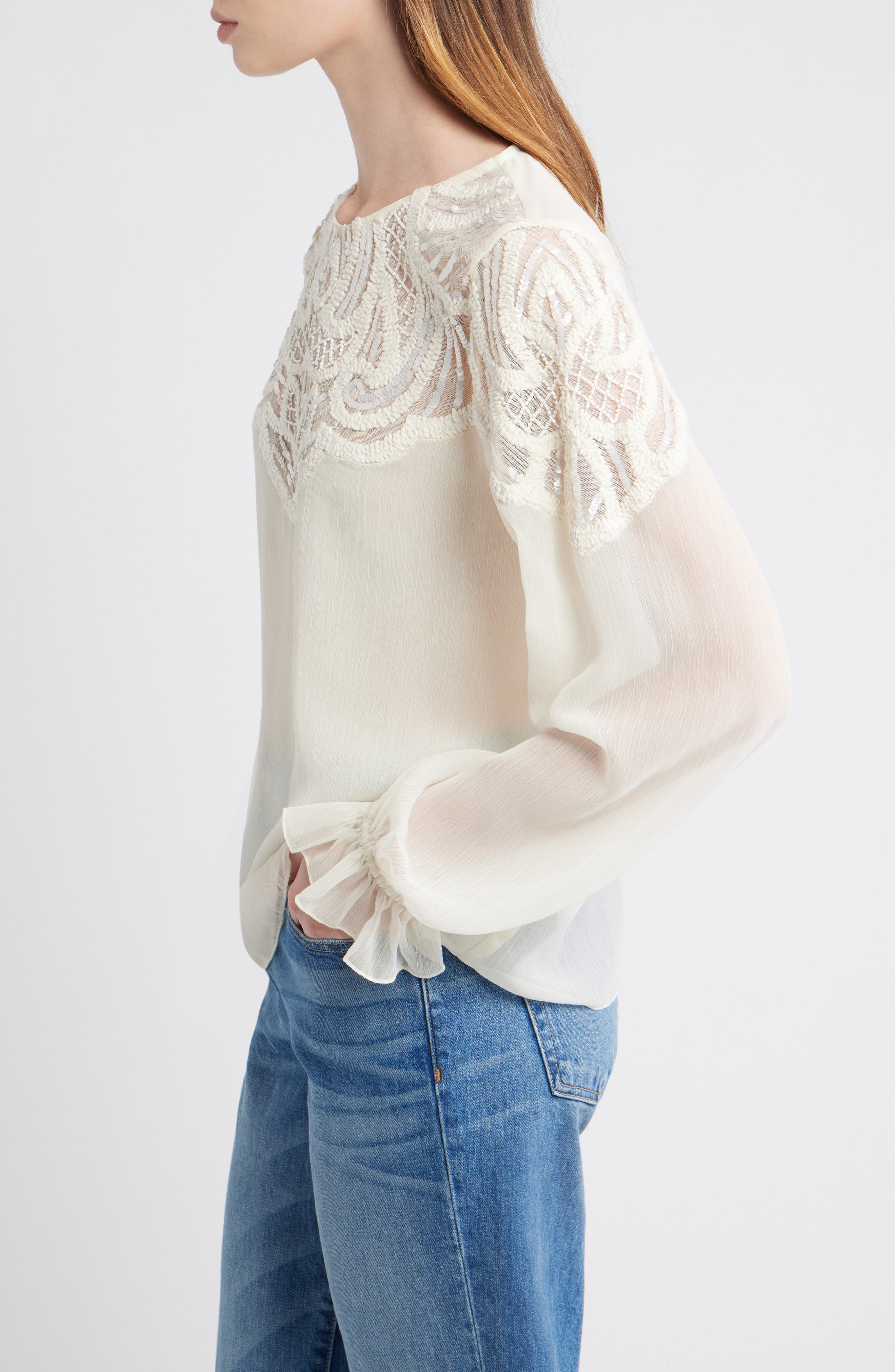 Lipsy Artwork Embellished Top | Nordstrom