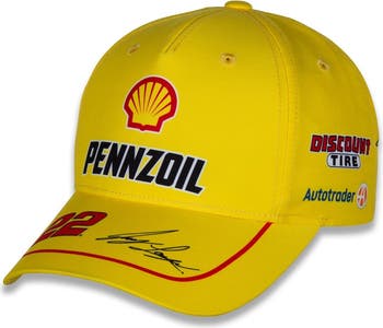 TEAM PENSKE Men's Team Penske Yellow Joey Logano Uniform Adjustable Hat ...