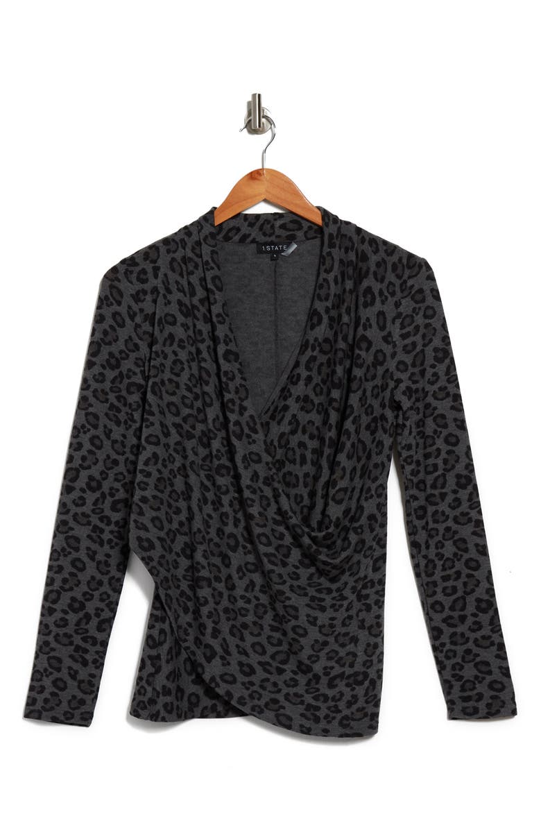 1.STATE Draped Cross Front Top | Nordstromrack