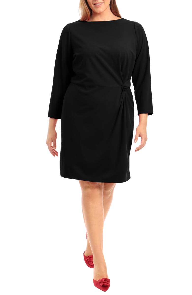 Donna Morgan Bateau Neck Twist Sheath Dress | Nordstromrack