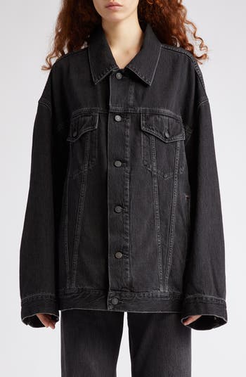 Acne Studios Morris Nonstretch Denim Trucker Jacket | Nordstrom