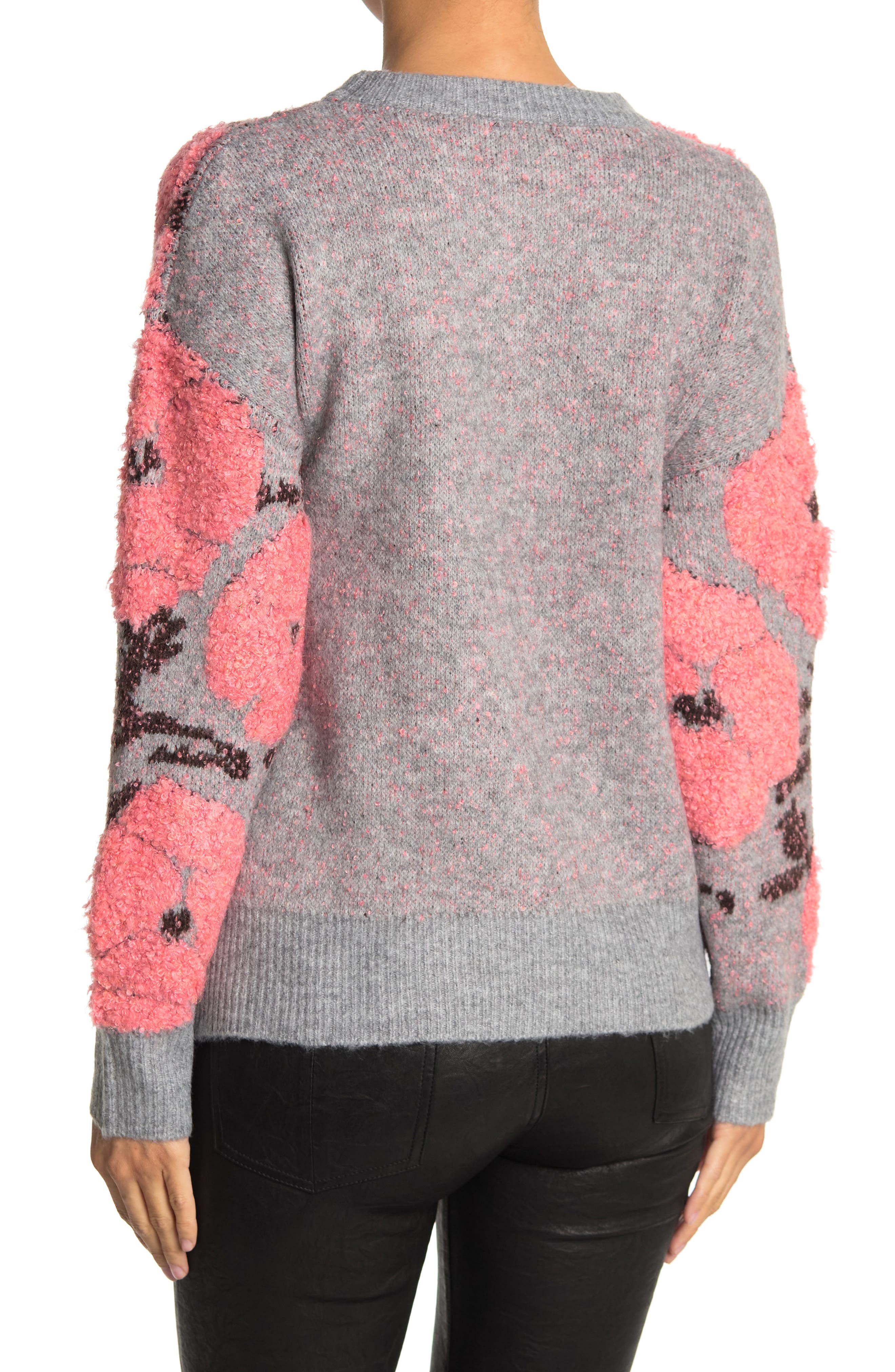 CLICHE 3D Cherry Blossom Pullover Sweater | Nordstromrack