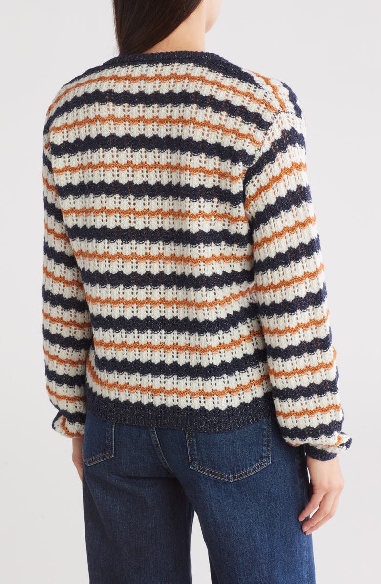 Melrose and Market Zig Zag Knit V-Neck Pullover Sweater | Nordstromrack