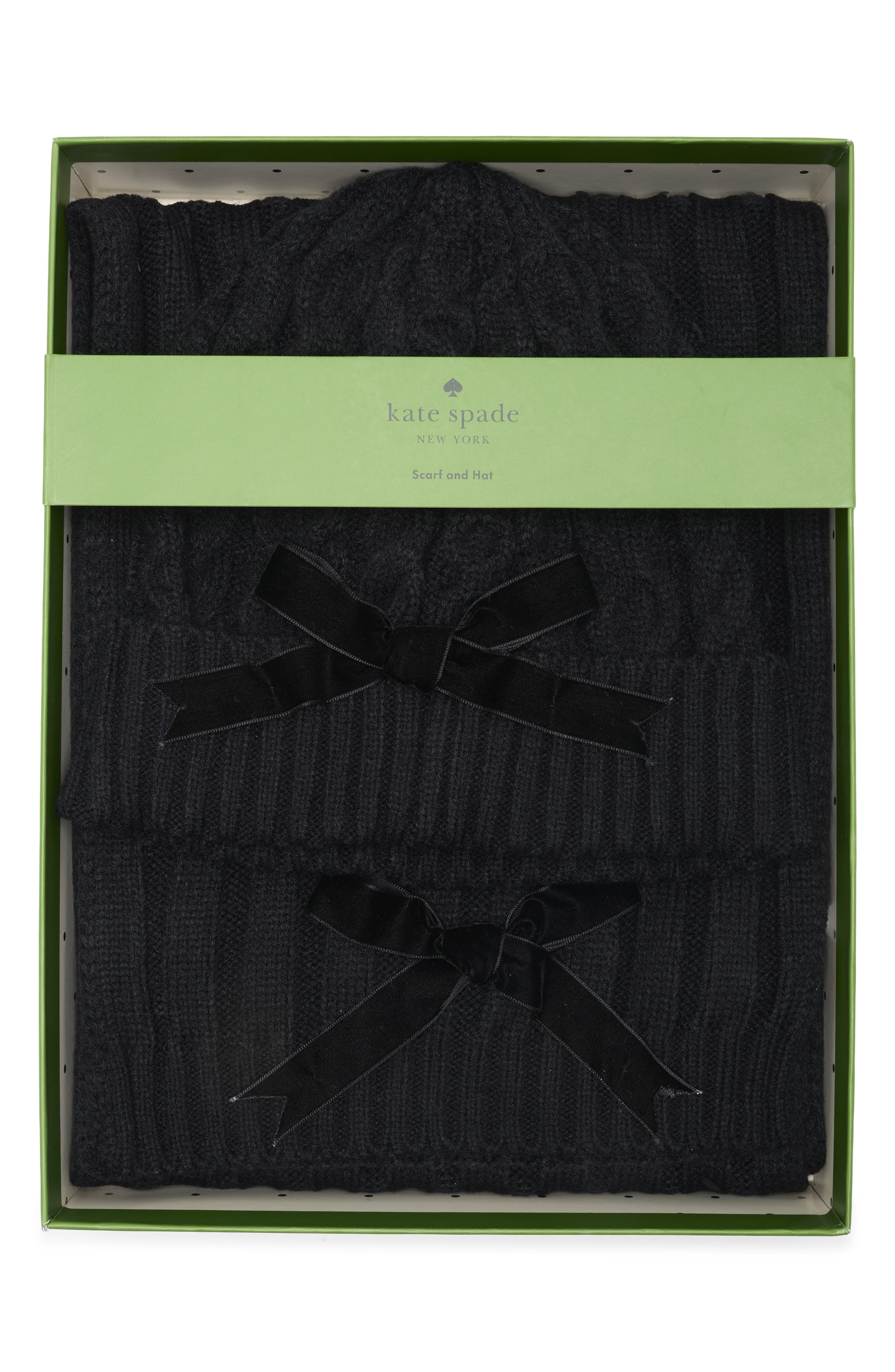 Kate Spade New York bow beanie & scarf gift box set | Nordstromrack