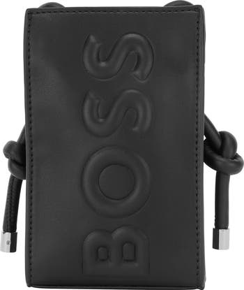 BOSS Susan Faux Leather Phone Crossbody Bag | Nordstrom