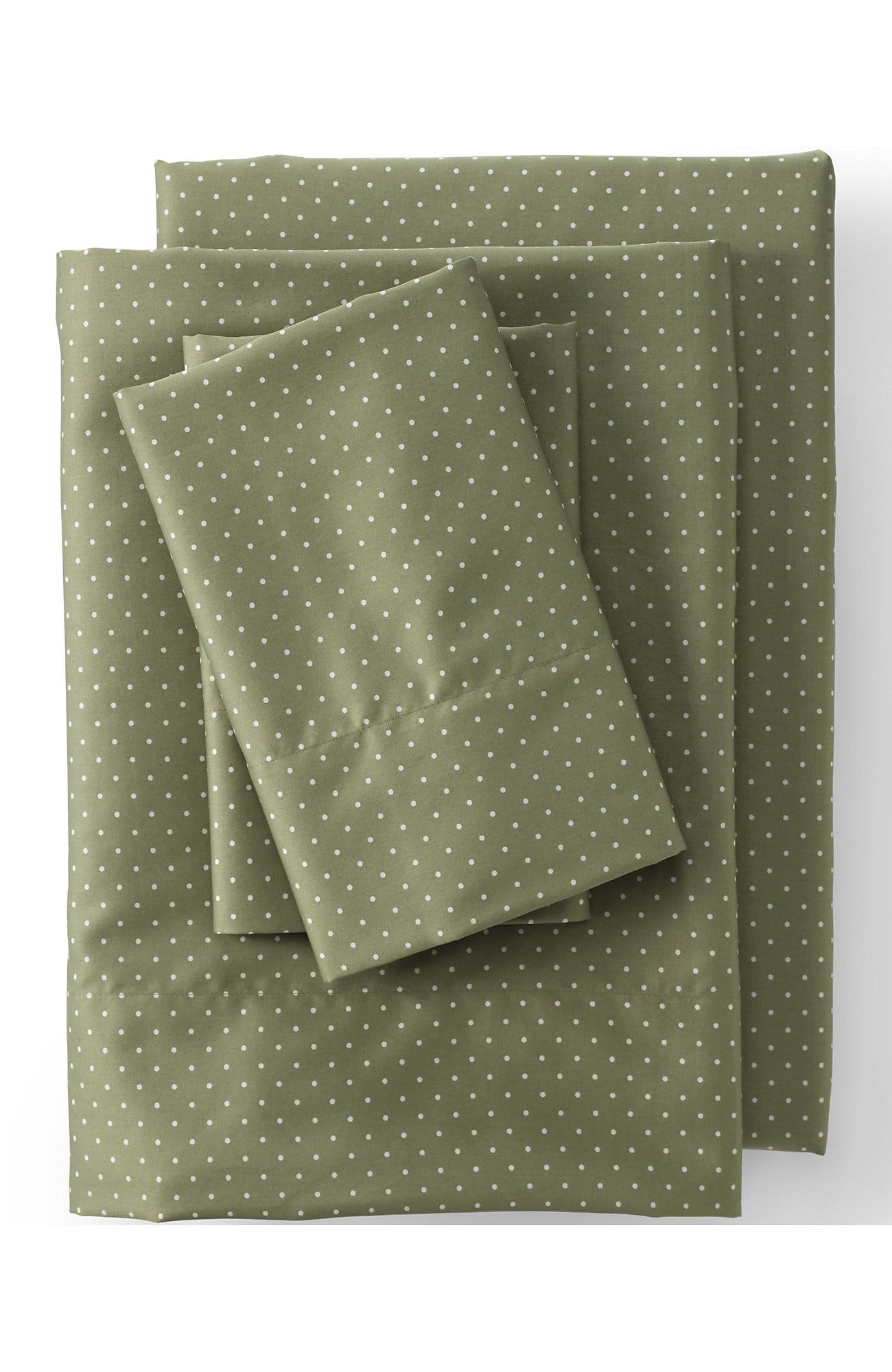 Lands' End 400 Thread Count Premium Supima Cotton No Iron Sateen Bed ...