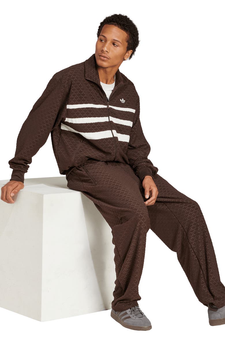 adidas Q12 Monogram Terry Trifoil Track Jacket | Nordstromrack