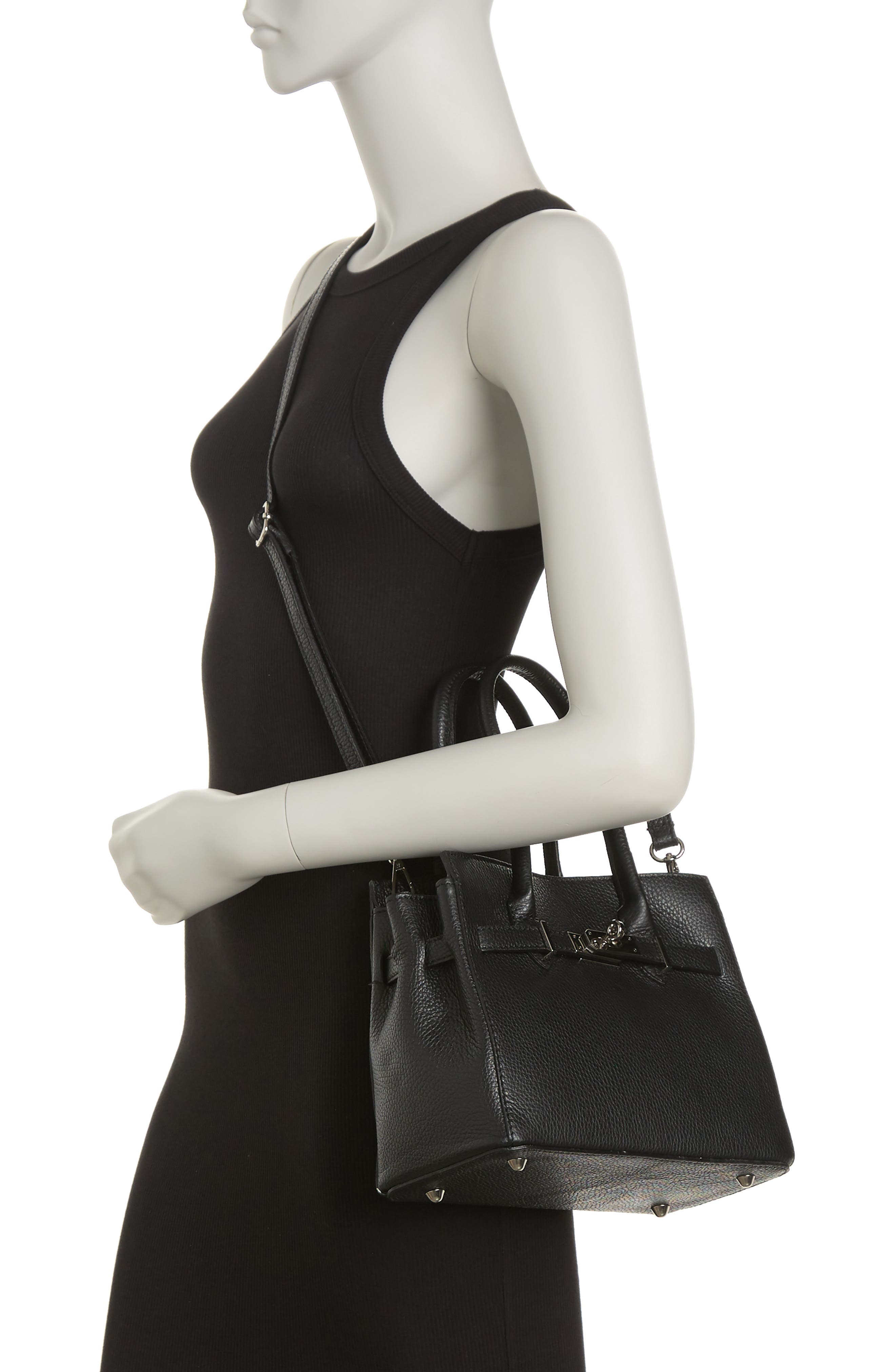 SOFIA CARDONI Top Handle Leather Satchel | Nordstromrack