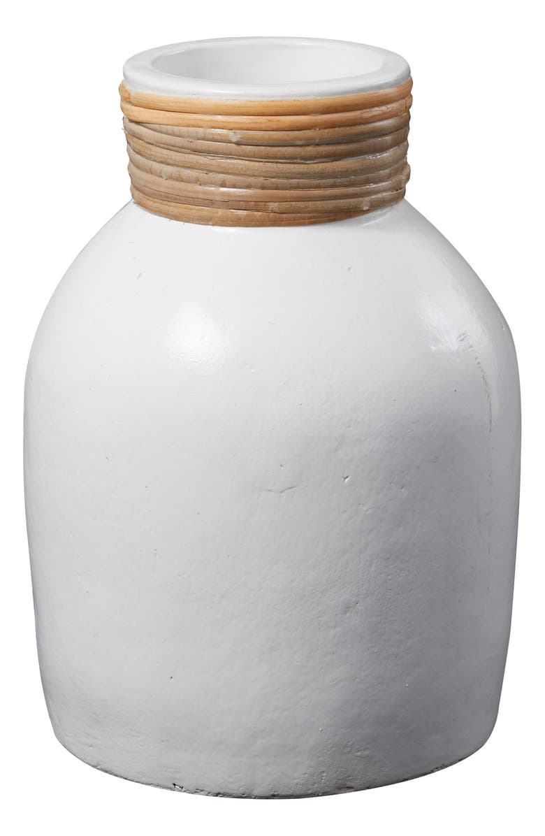 GINGER BIRCH STUDIO Rattan Wrap Terracotta Vase | Nordstromrack