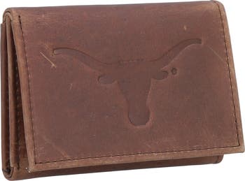 Evergreen Enterprises Texas Longhorns Leather Team Tri-Fold Wallet ...