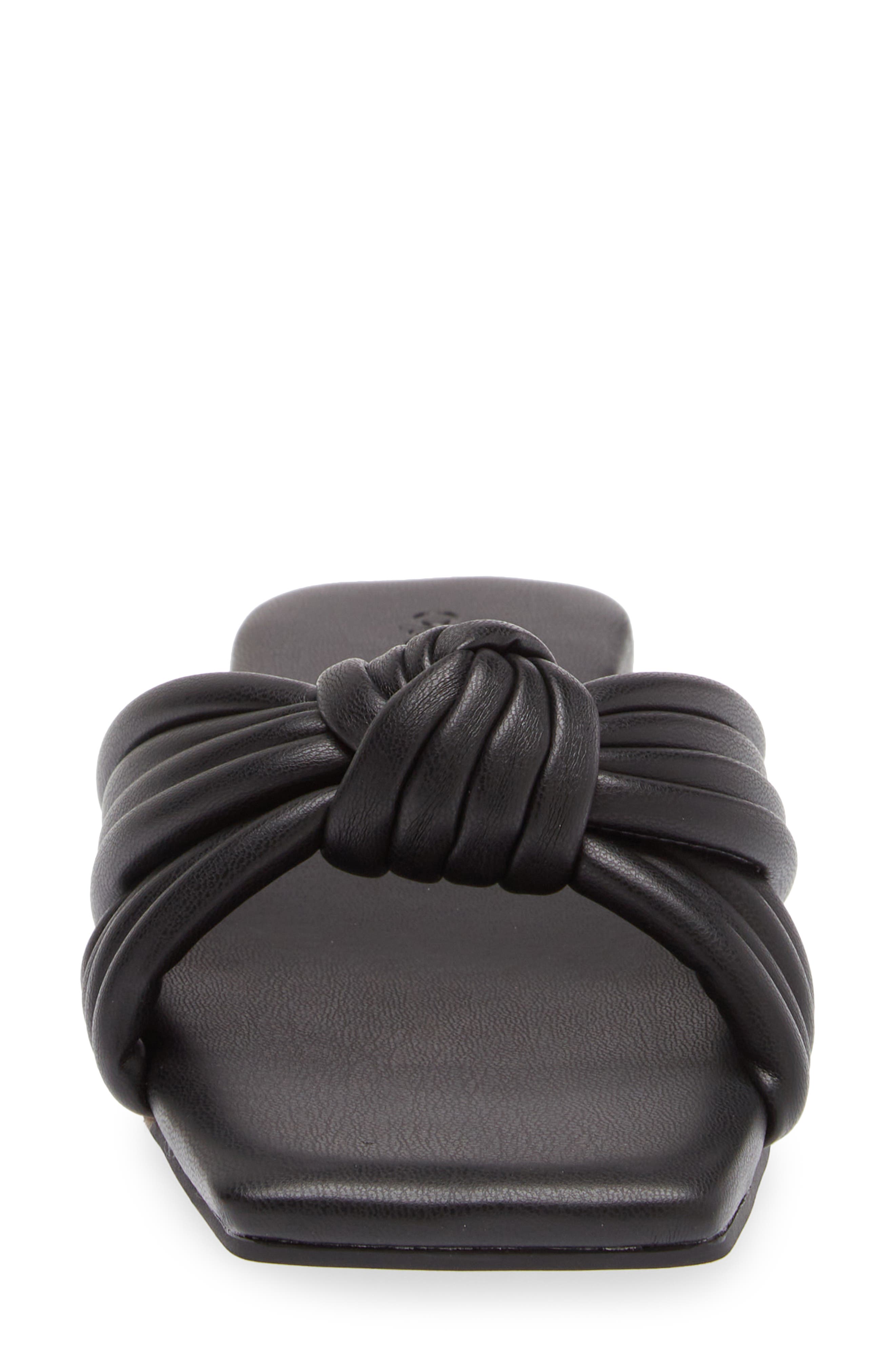 Open Edit Lilah Knot Slide Sandal (Women) | Nordstromrack