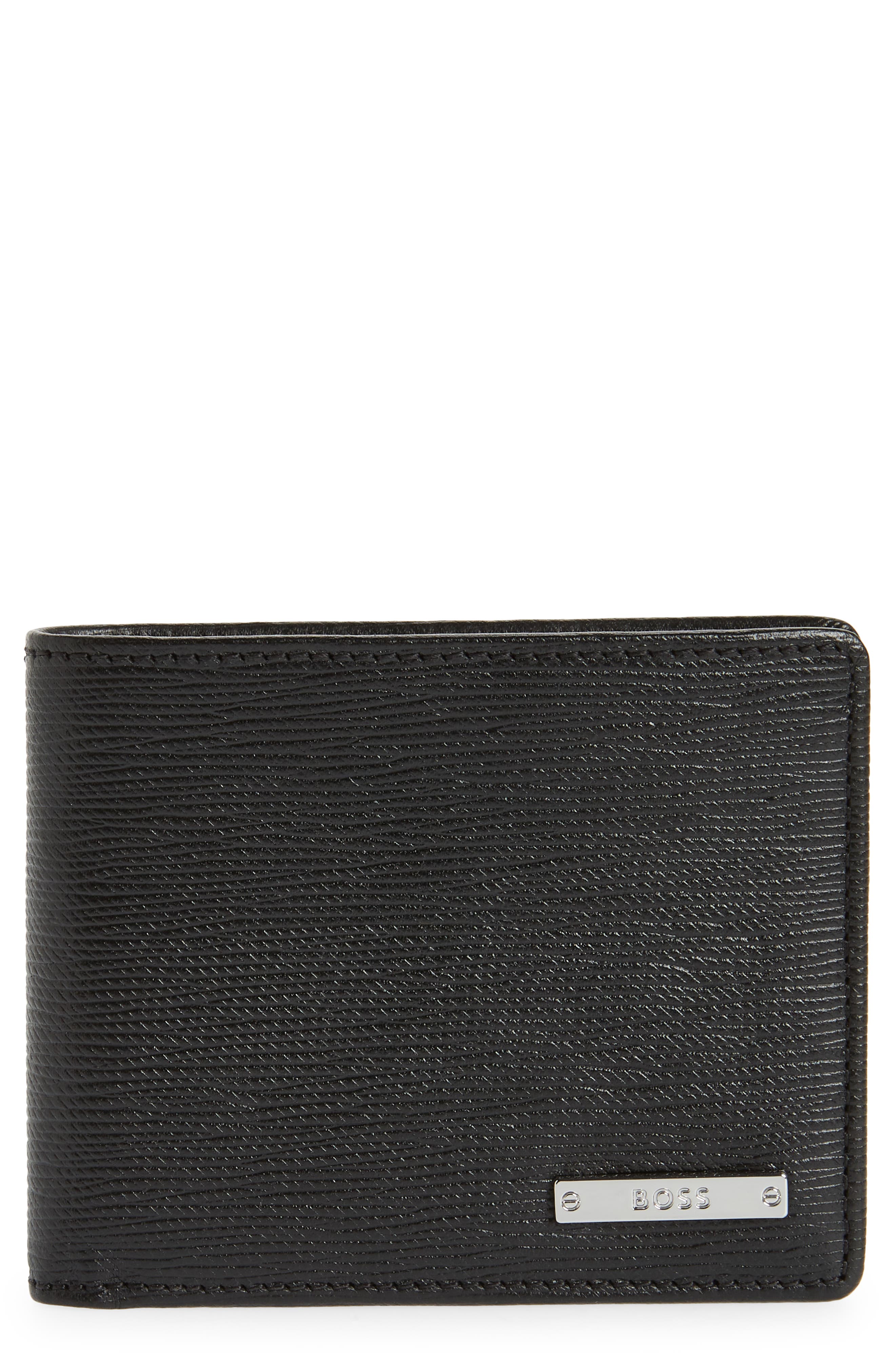 BOSS 6 Card Leather Bifold Wallet | Nordstrom