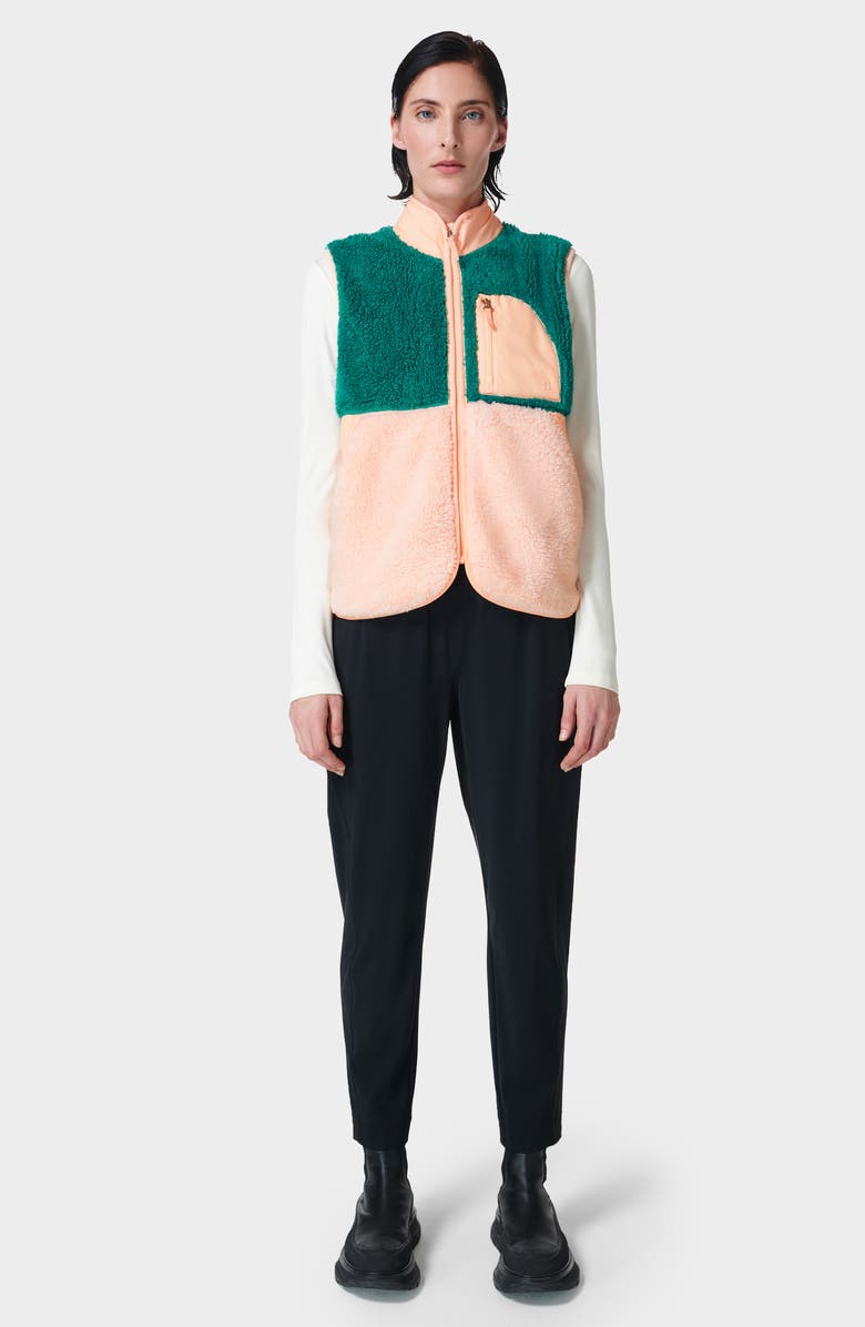 Sweaty Betty Pennine Faux Shearling Vest | Nordstromrack