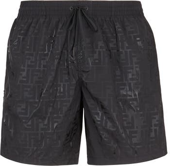 Fendi Boxer Lungo FF Degradé Athletic Shorts | Nordstrom