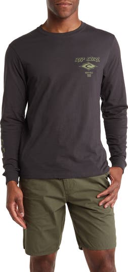 Rip Curl Fade Out Icon Long Sleeve Graphic Tee | Nordstrom